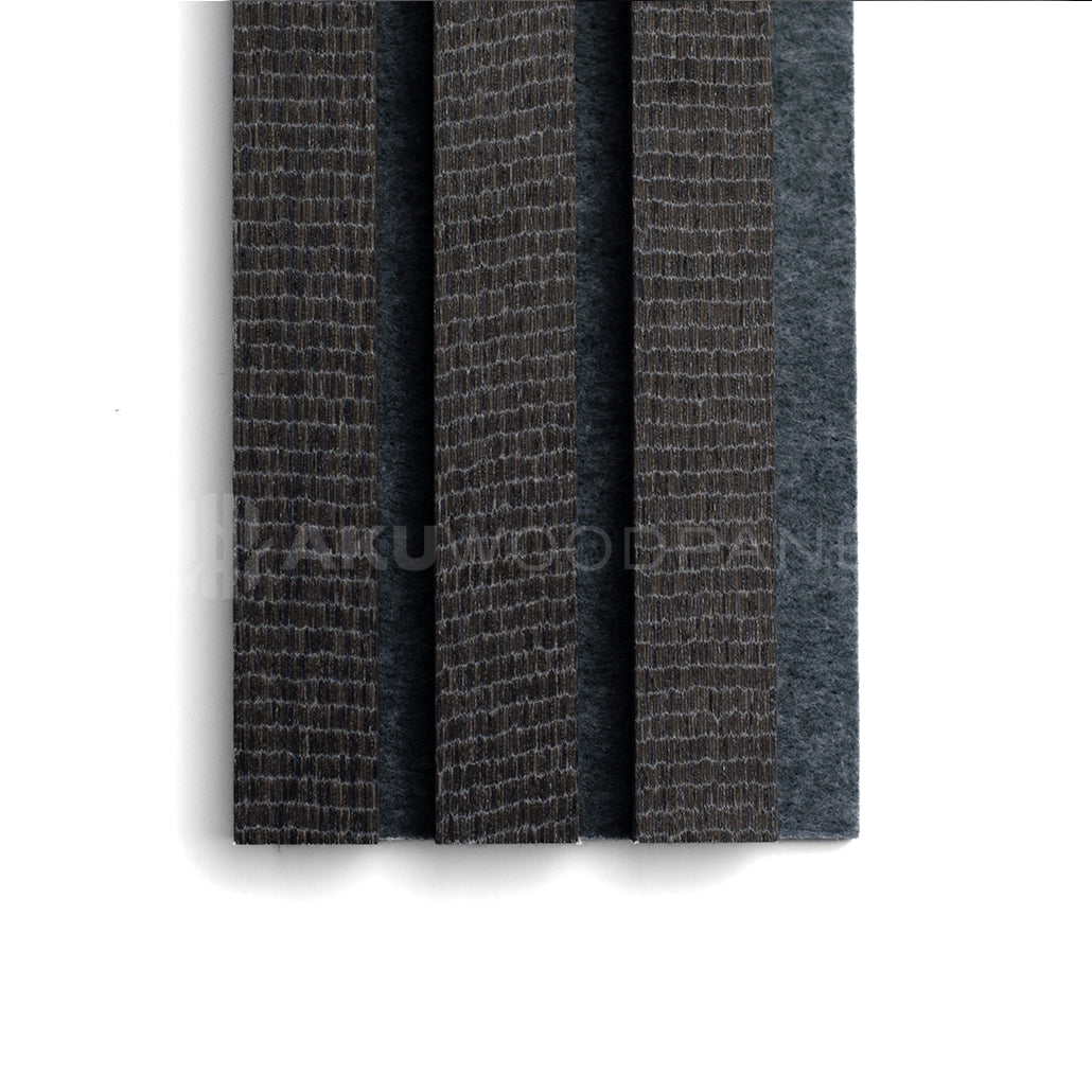 Akustikpaneele Raining Nights Holz | XL 300 cm x 60 cm | Dreiseitig Ec ...